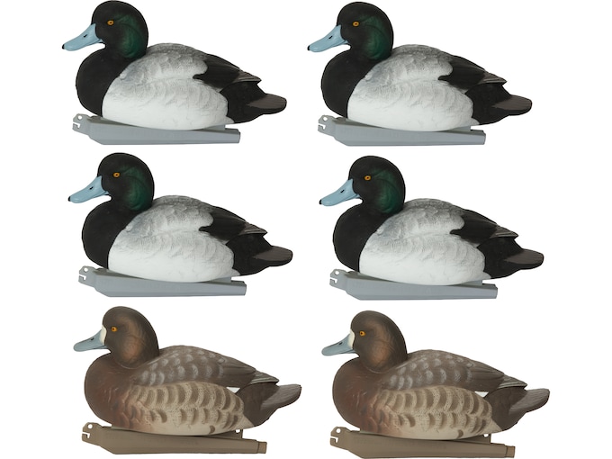 GHG Foam Filled Pro-Grade Blue Bill/Lesser Scaup Combo Duck Decoy 6PK