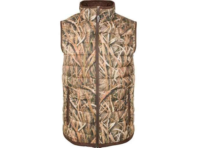 Drake Men's Camo Double Down Endurance Layering Vest Mossy Oak Shadow