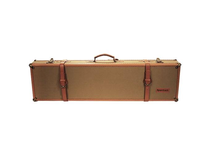 Birchwood Casey LeatherLock Takedown Shotgun Case Canvas Brown