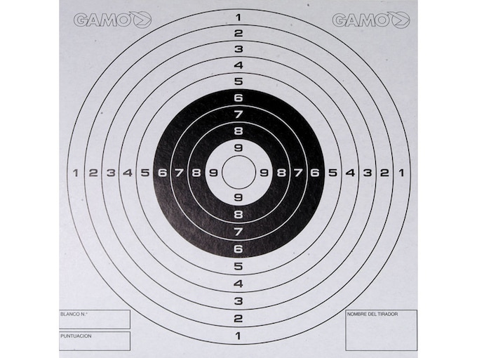 Gamo Air Gun Target 5-1/2 x 5-1/2 Bullseye 100PK