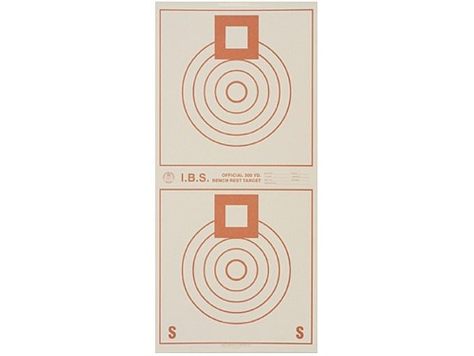 National Target International Bench Rest Shooters Target IBS 300 YD