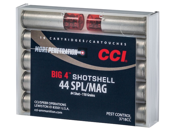 CCI Big 4 Shotshell Ammo 44 Special 110 Grains #4 Shot Box of 10