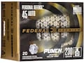 Federal Personal Defense Punch Ammo 45 ACP 230 Grain Jacketed Hollow