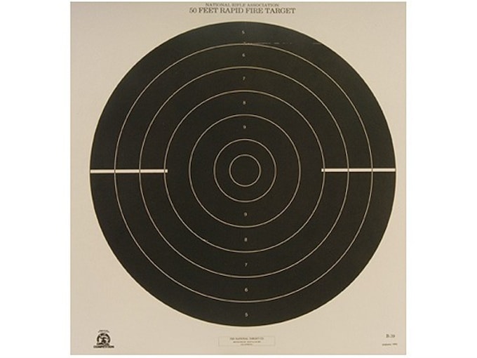 Targets Printable NRA A23/5 Official 50 Yard Smallbore Rifle Target ...