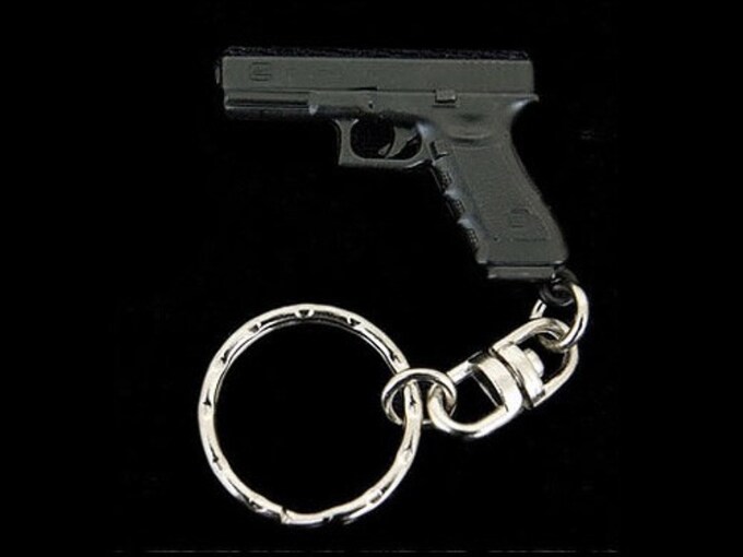 Glock Key Chain Gold Plated