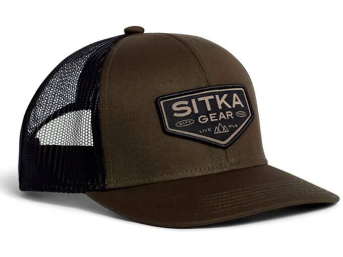 Sitka Gear Live Wild Mid Pro Trucker Cap Sitka Black One Size Fits
