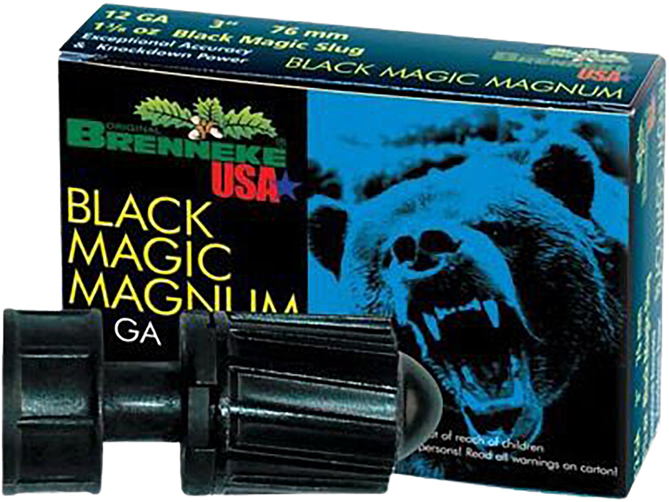 Brenneke Black Magic Mag 12 Ga Rifled Slug 3 1 3 8oz Box Of 5 Brenneke Black Magic Mag 12 Ga Rifled Slug 3 1 3 8oz Box Of 5