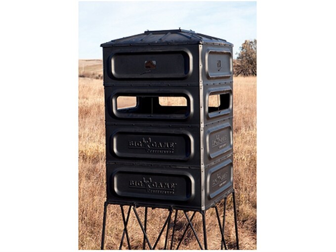 Big Game The Refuge Box Blind Polymer Black
