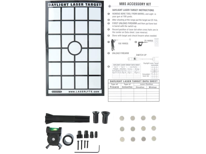 LaserLyte Laser Bore Sight Accessory Kit