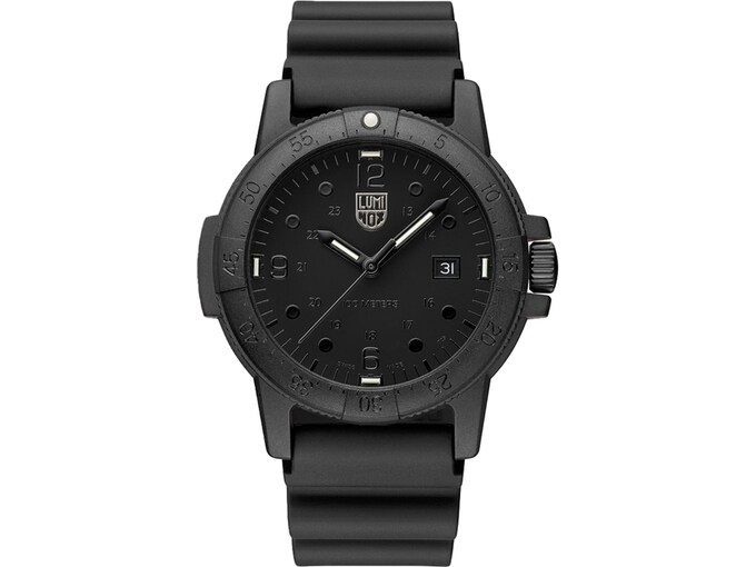 Luminox G Sea Bass Watch Carbon Compound/PU Strap Blackout