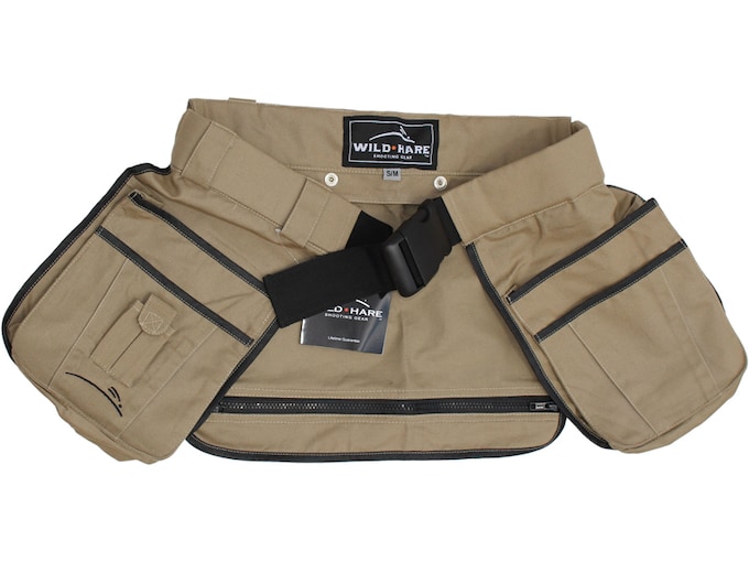 Wild Hare Half Vest Shell Pouch Belt Cotton Khaki Large - 3XL