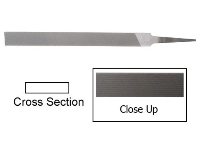 Nicholson 6 Second Cut Flat Hand File