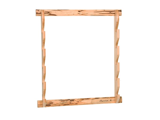 Rush Creek Creations Rustic Series 5 Gun Wall Rack Solid Skip Peel