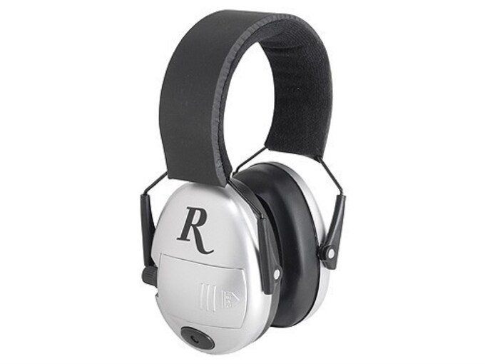 Remington RY 2000 Youth Electronic Ear Muffs Silver Black