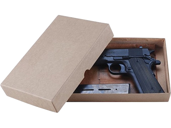 Cylinder & Slide Reproduction 1911 Storage Box Hard Pistol Case Waxed