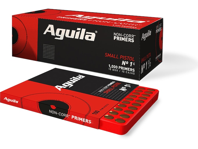 Aguila Small Pistol Primers #1-1/2 Box of 1000