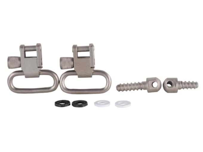 GrovTec Sling Swivel Studs 1 Locking Swivels Set Wood Screw Forend