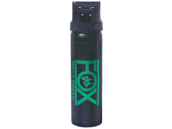 Fox Labs Mean Green Pepper Spray 1.5oz Aerosol Flip Top Cone Fog 6% OC
