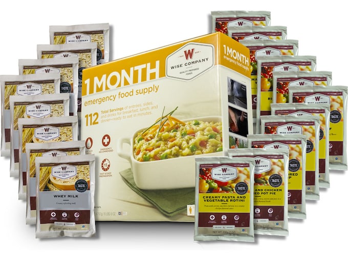 Wise Company 1 Month Emergency Food Supply Freeze Dried Food Kit