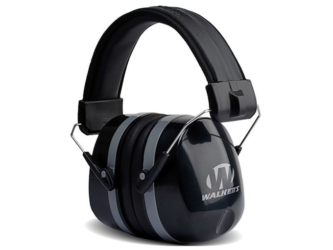 Walker's Premium Passive Earmuffs (NRR 32dB) Black