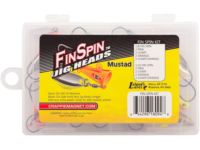Crappie Magnet Fin Spin Underspin Jighead Kit