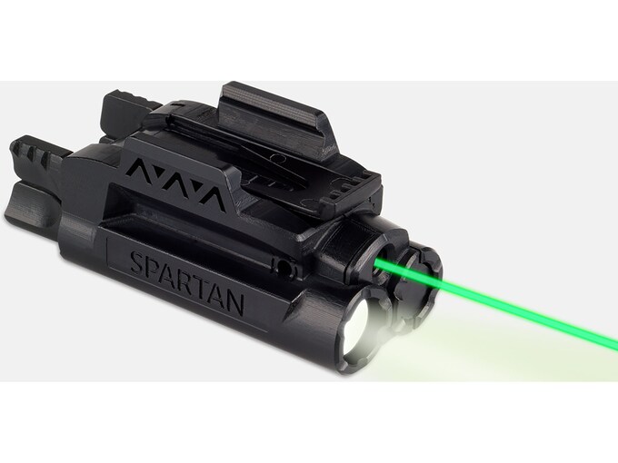 LaserMax Spartan Weapon Light Mint Green LED Red Laser Sight
