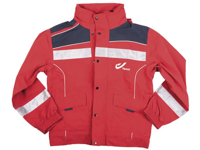 Military Surplus Belgian Postal Rain Jacket Grade 1 Red 3XL