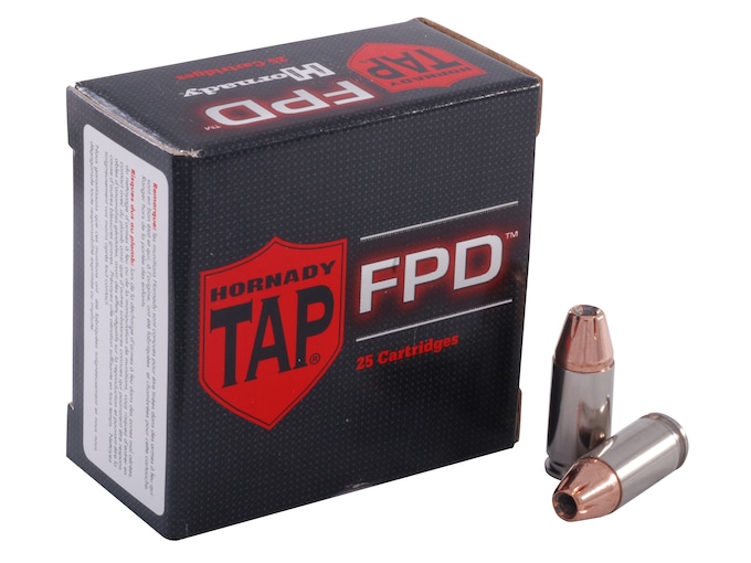 Hornady TAP Personal Defense Ammo 9mm Luger 124 Grain Jacketed Hollow
