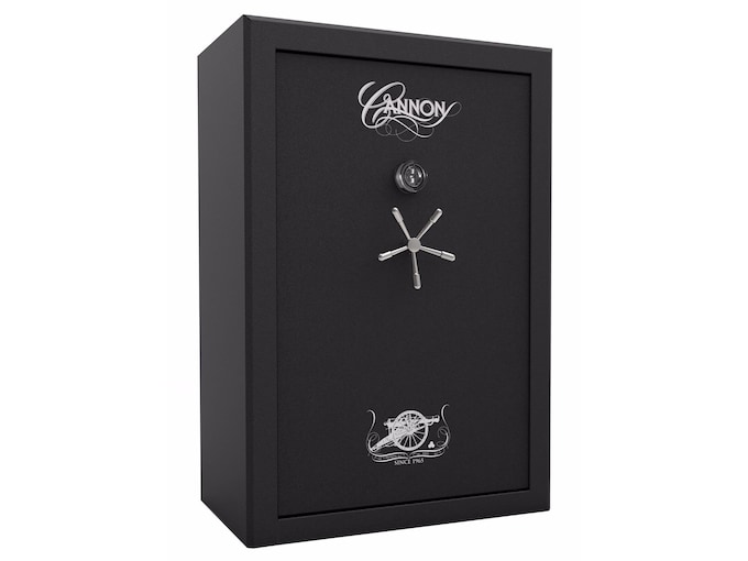 Cannon Series Fire-Resistant 48 Gun Safe EMP Electronic Lock Black