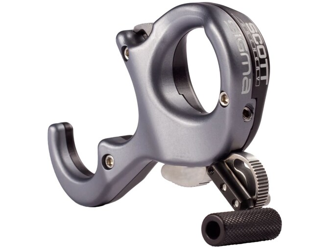 Scott Archery Sigma 3-Finger Handheld Bow Release Black Gun Metal