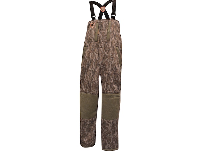Drake Men's Non-Typical Heavyweight Silencer Bibs Mossy Oak Bottomland