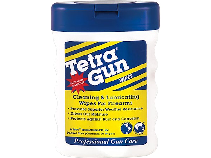 Tetra Gun Cleaning Lubricating Gun Wipes 50PK