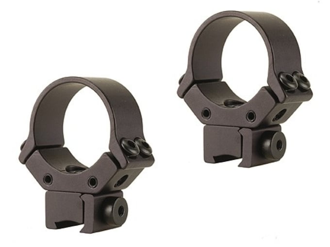 B-Square 30mm x 11mm InterLock Adjustable Dovetail Rings Matte