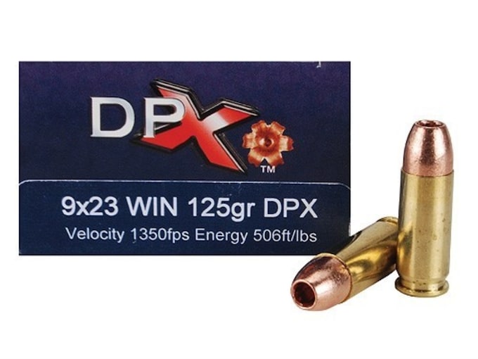 Cor-Bon DPX Ammo 9x23mm Winchester 125 Grain DPX Hollow Point