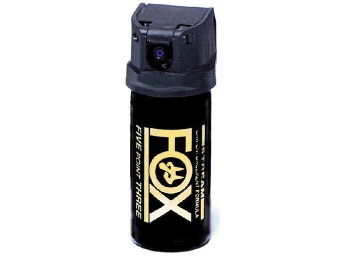 Fox Labs Pepper Spray 1.5oz Aerosol Flip Top Cone Fog 2% OC UV Dye