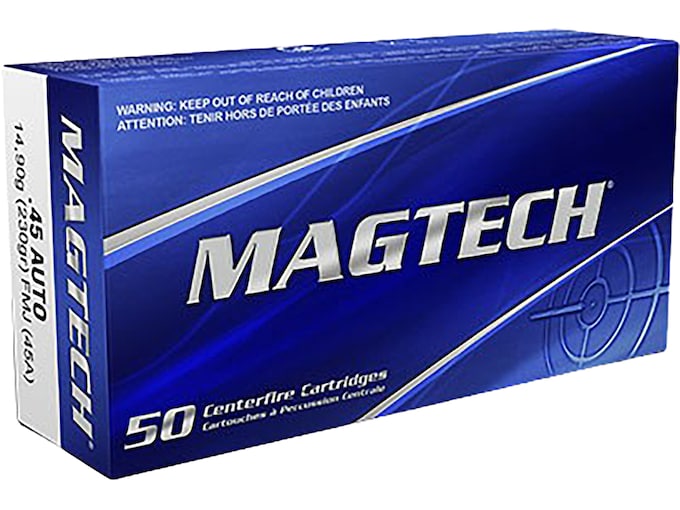 Magtech Ammo 45 ACP 230 Grain Full Metal Jacket Case of 1000 (20 Boxes