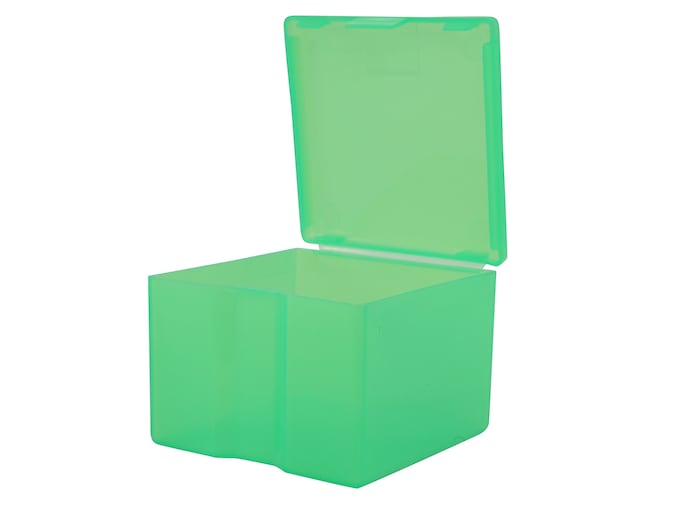 MTM Cast Bullet Box Plastic Clear Green 2PK