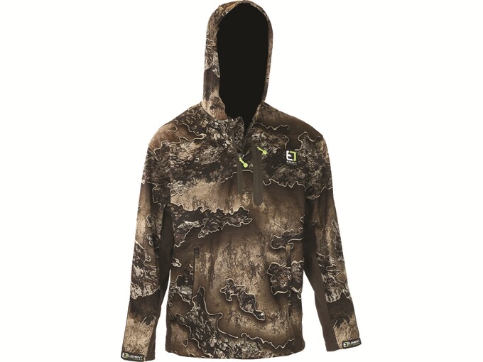 Element Outdoors Men's Prime 1/4 Zip Hooded Jacket Realtree Timber
