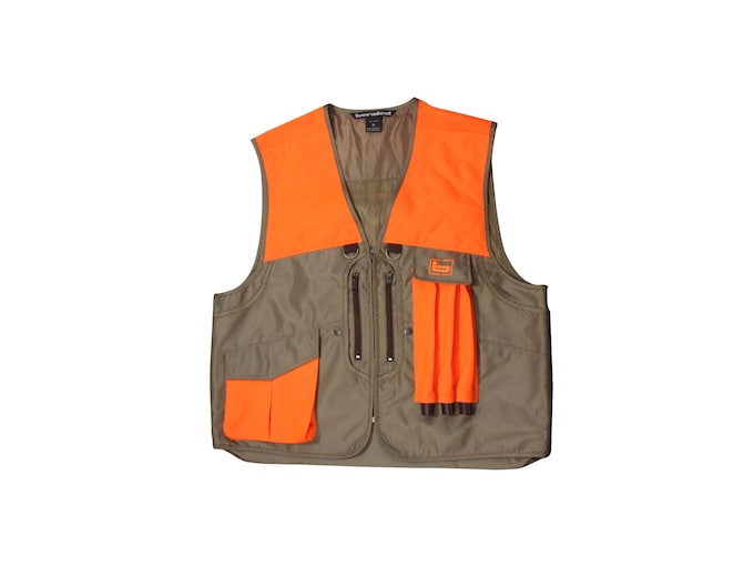 Banded Big Stone Oxford Upland Game Bird Vest Polyester Brown Blaze