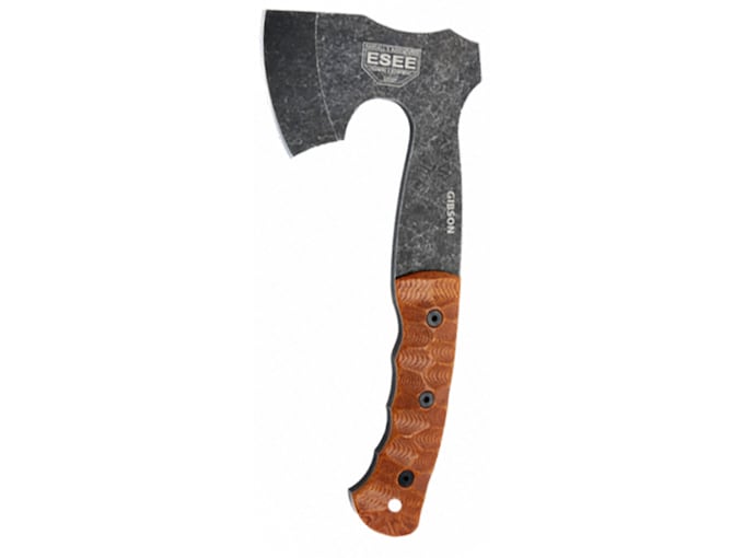 ESEE Gibson Axe 4.5 Edge 1095 Carbon Steel Blade Sculptured Micarta