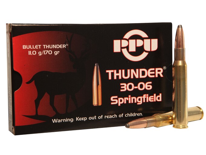 Prvi Partizan Thunder Ammo 30-06 Springfield 170 Grain GROM Soft Point