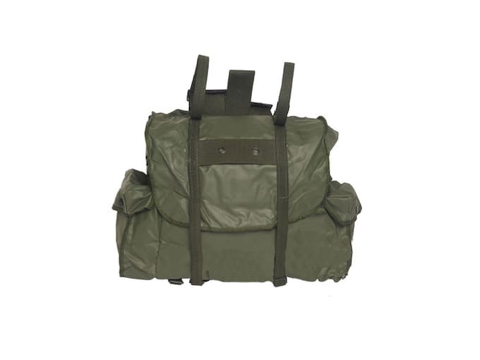 Military Surplus Belgian Rucksack Grade 2 Vinyl Olive Drab Small