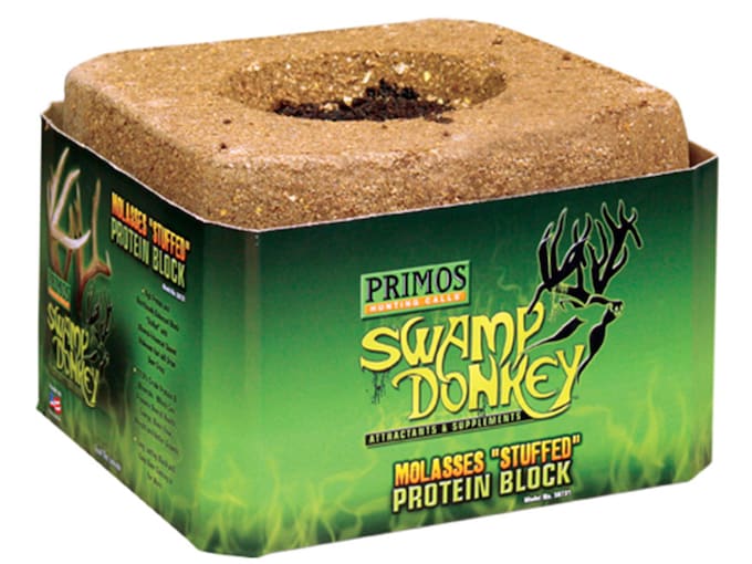 Primos Swamp Donkey Molasses Stuffed Protein Deer Attractant 15 lb