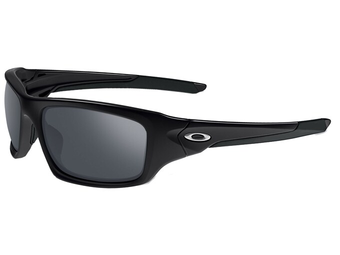 Oakley Valve Sunglasses Polished Black Frame/Black Iridium Lens