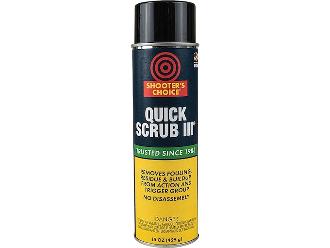Shooter's Choice Quick-Scrub 3 Gun Cleaner-Degreaser 15oz Aerosol