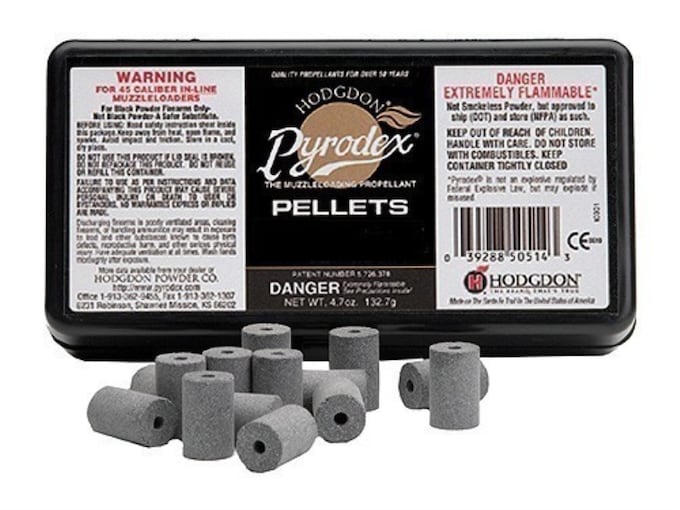 Hodgdon Pyrodex Black Powder Substitute 50 Cal 30 Grain Pellets 100PK