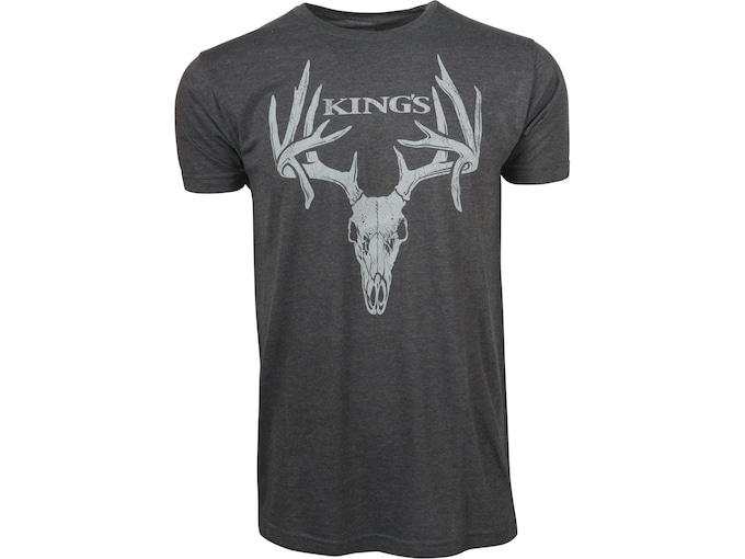 King's Camo Men's Drop Tine T-Shirt Charcoal XL