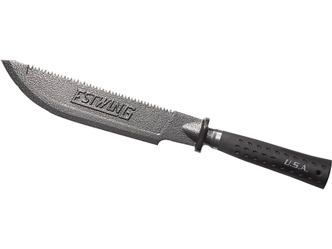 Estwing Machete 10.75 Drop Point Steel Blade Nylon Vinyl Handle Black