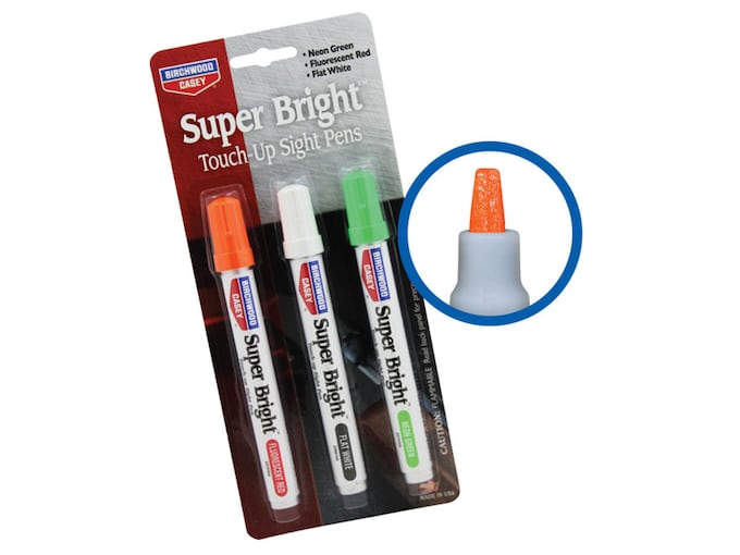 Birchwood Casey Super Bright Touch-Up Sight Pens Neon Green Red