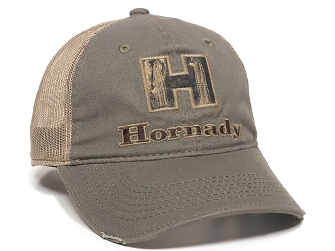 Hornady Mesh Back Low Crown Logo Cap One Size Fits Most Cotton